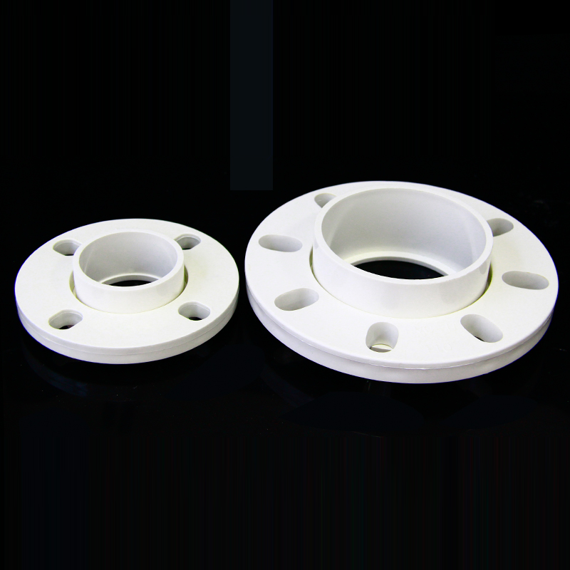 PVC Water Supply Pipe Wall Mount Floor Flange Fittings ID 20-200mm ...