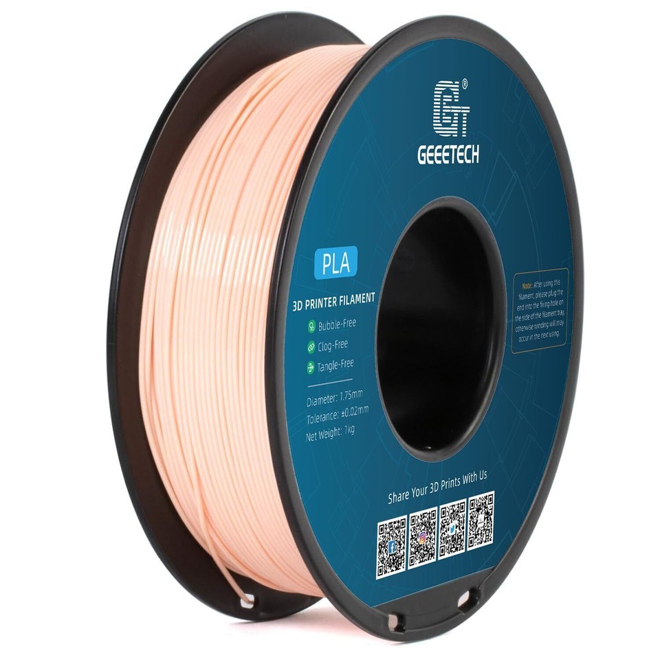 1kg/roll 1.75mm Geetech 3D Printer Filaments PLA/PETG/TPU/ABS/Marble ...