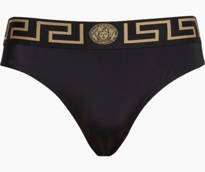 Versace Speedo Men’s Swimsuit Swim Shorts Briefs Size 6 NEW NWT Greca ...