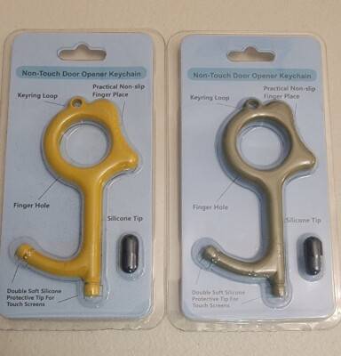 NO TOUCH ANTI GERM PERSONAL KEY CONTACT LESS MULTI TOOL KEY RING | eBay