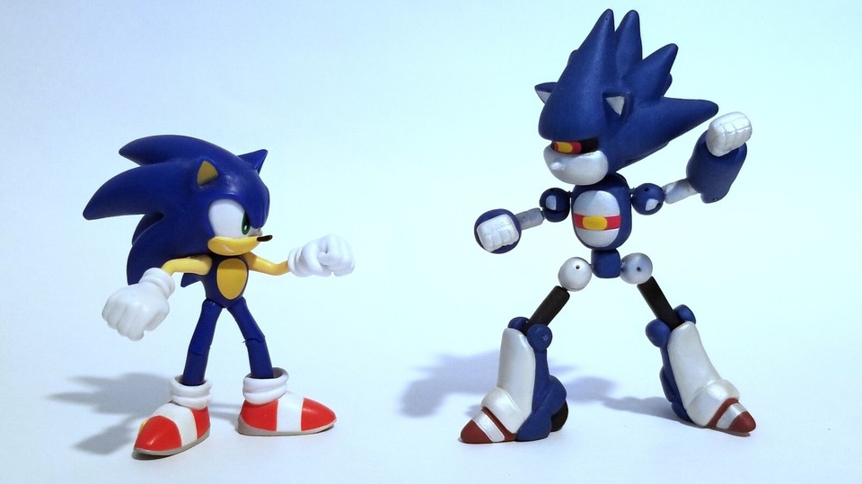 Mecha Sonic Inspired Custom Handmade Designer Toy | eBay