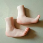 1:1 Real silicone clone small girls foot Feet Model Sculpture cute toes ...