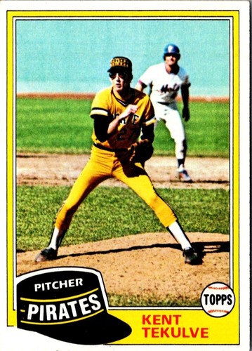 1981 Topps Kent Tekulve #695 Pittsburgh Pirates Baseball Card | eBay