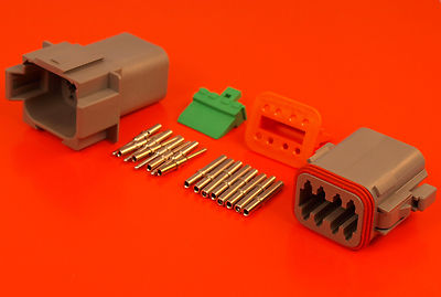 Deutsch DT Series 8 Pin Way Connector Male & Female Kit DT04-08PA DT06 ...