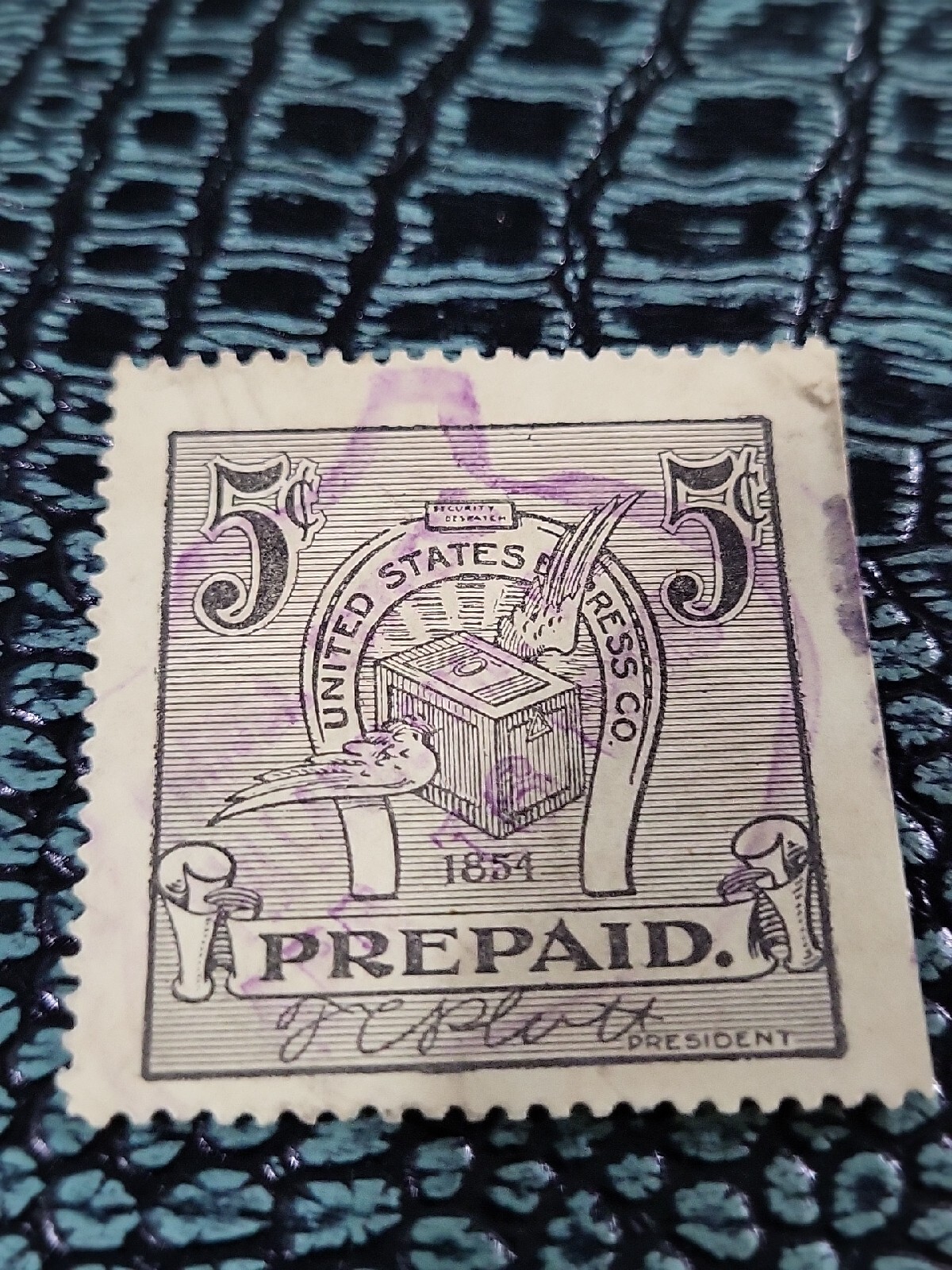 United States Express Co. 5c Prepaid Stamp | eBay