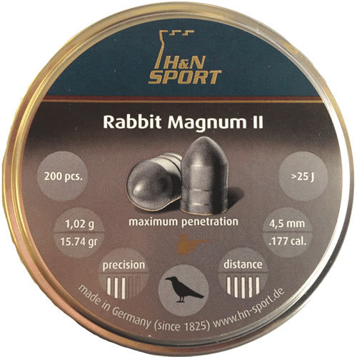 H & N - Rabbit Magnum II .177 Sample Packs Available Airgun Pellets ...
