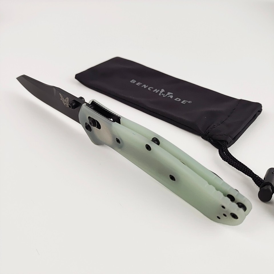 Benchmade Osborne 940BK-2004 Jade Handle Black CPM-M4 Blade AXIS ...