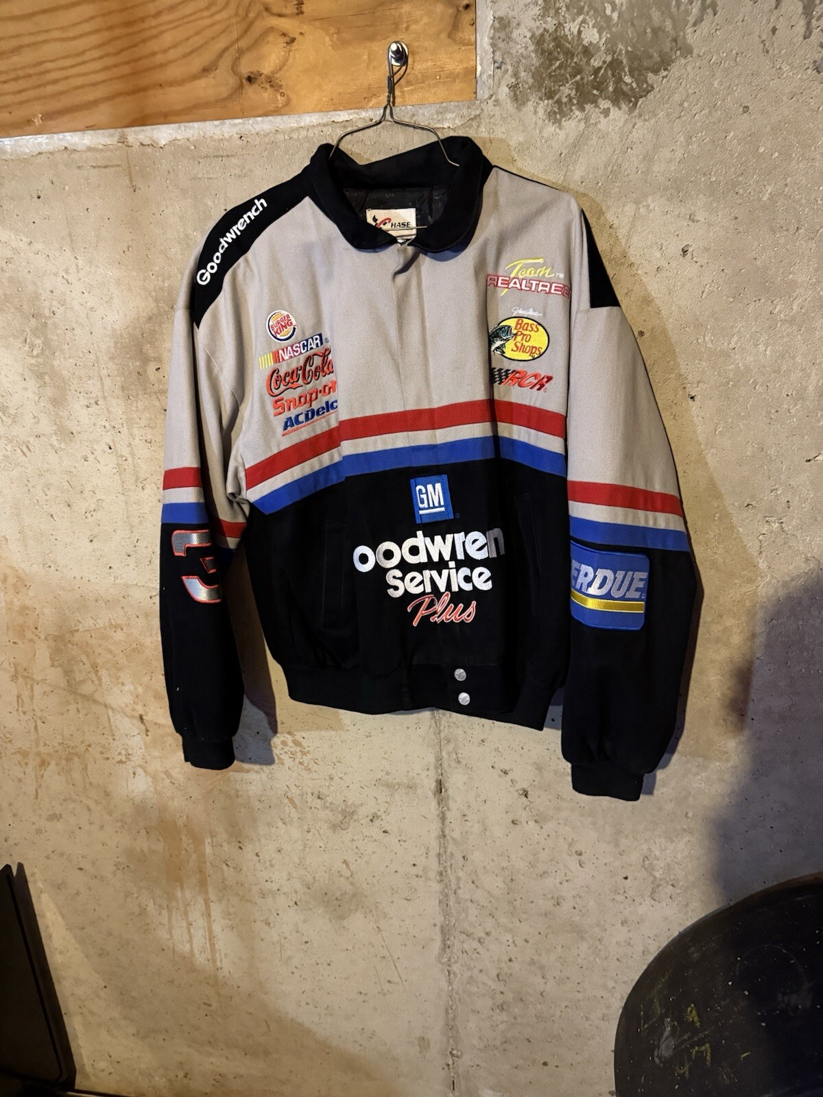 Dale Earnhardt Sr. Jacket #3 NASCAR GM Goodwrench Racing CHASE MENS ...