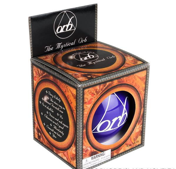 MAGIC ORB BALL EIGHT 8 BALL ANSWERS QUESTIONS PARTY GAME GIFT CARNIVAL ...