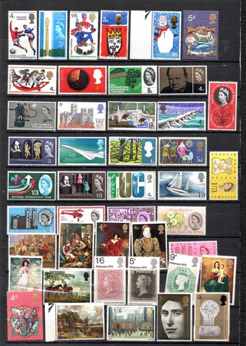 British old stamps mint never hinged collection of stamps GB | eBay UK