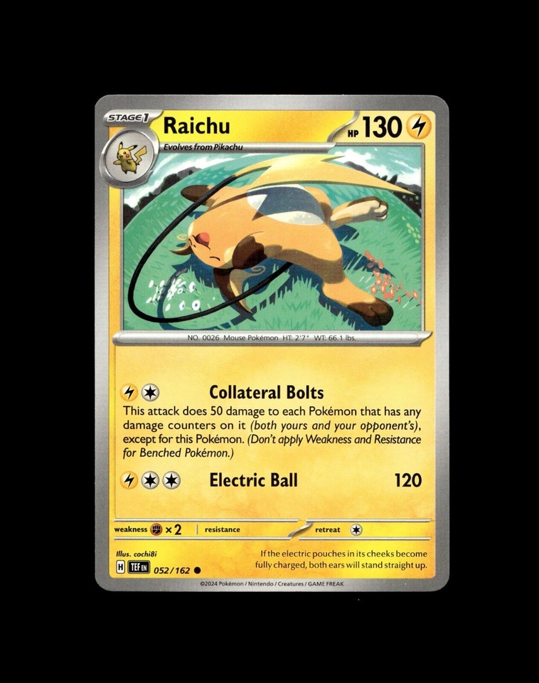 Pikachu Raichu Pichu Pokemon Card! Holo/Reverse Holo Rare EX VMAX Full ...