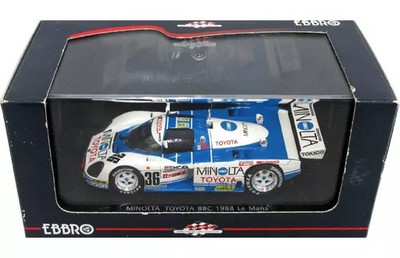 Mini car 143 MINOLTA TOM’S 88C LE MANS 1988 TOKICO #36 Blue x White ...