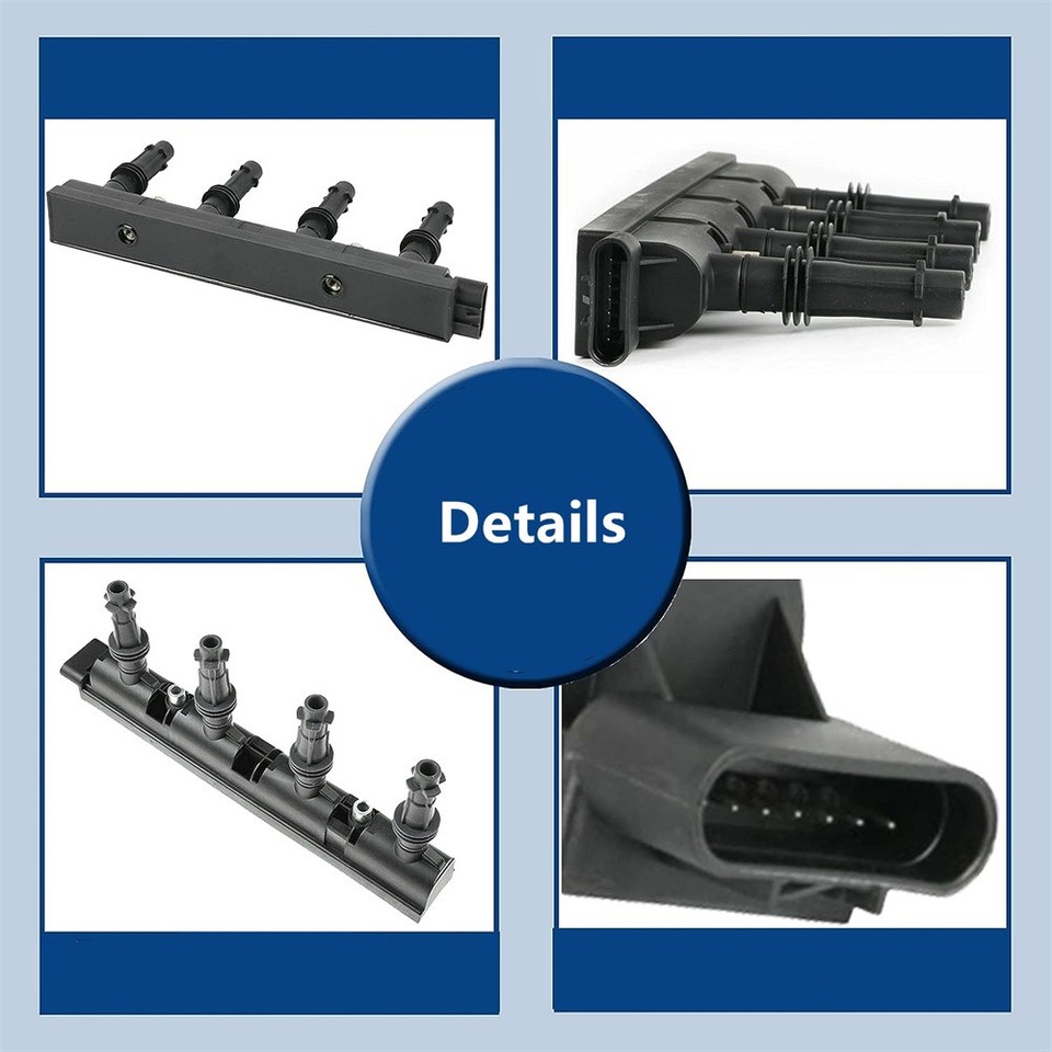 New Ignition Coil Pack 7 PIN For Vauxhall Corsa 10-19 1.2 1.4 16V Adam ...