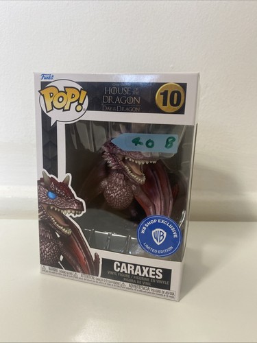 #10 Caraxes Metallic House of the Dragon Authentic Funko POP in Great ...