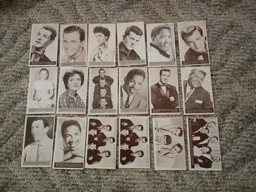 1959 NU CARD ROCK & ROLL CARDS 18 CARDS 17 DIFFERENT | eBay