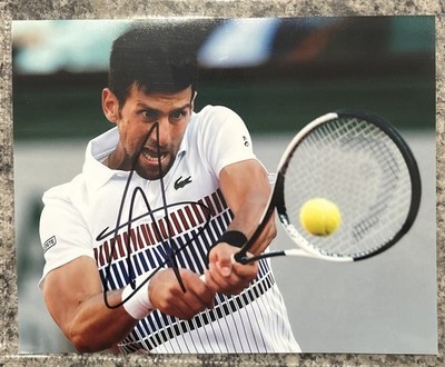 Novak Djokovic Signed Autographed Photo 8x10 Glossy Photo Hand Signed ...