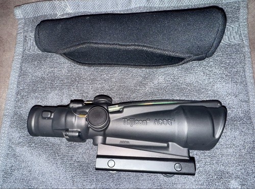 Trijicon 3.5x35 ACOG Battery Illuminated LED Scopes - Green .308 ...