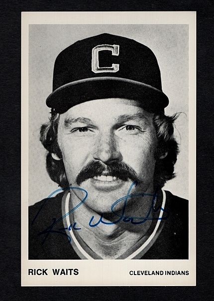 RICK WAITS-CLEVELAND INDIANS AUTOGRAPHED POSTCARD PHOTO-NM | eBay
