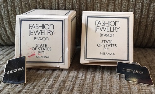 Vintage 1982 Avon State Pins Nebraska & Arizona | eBay