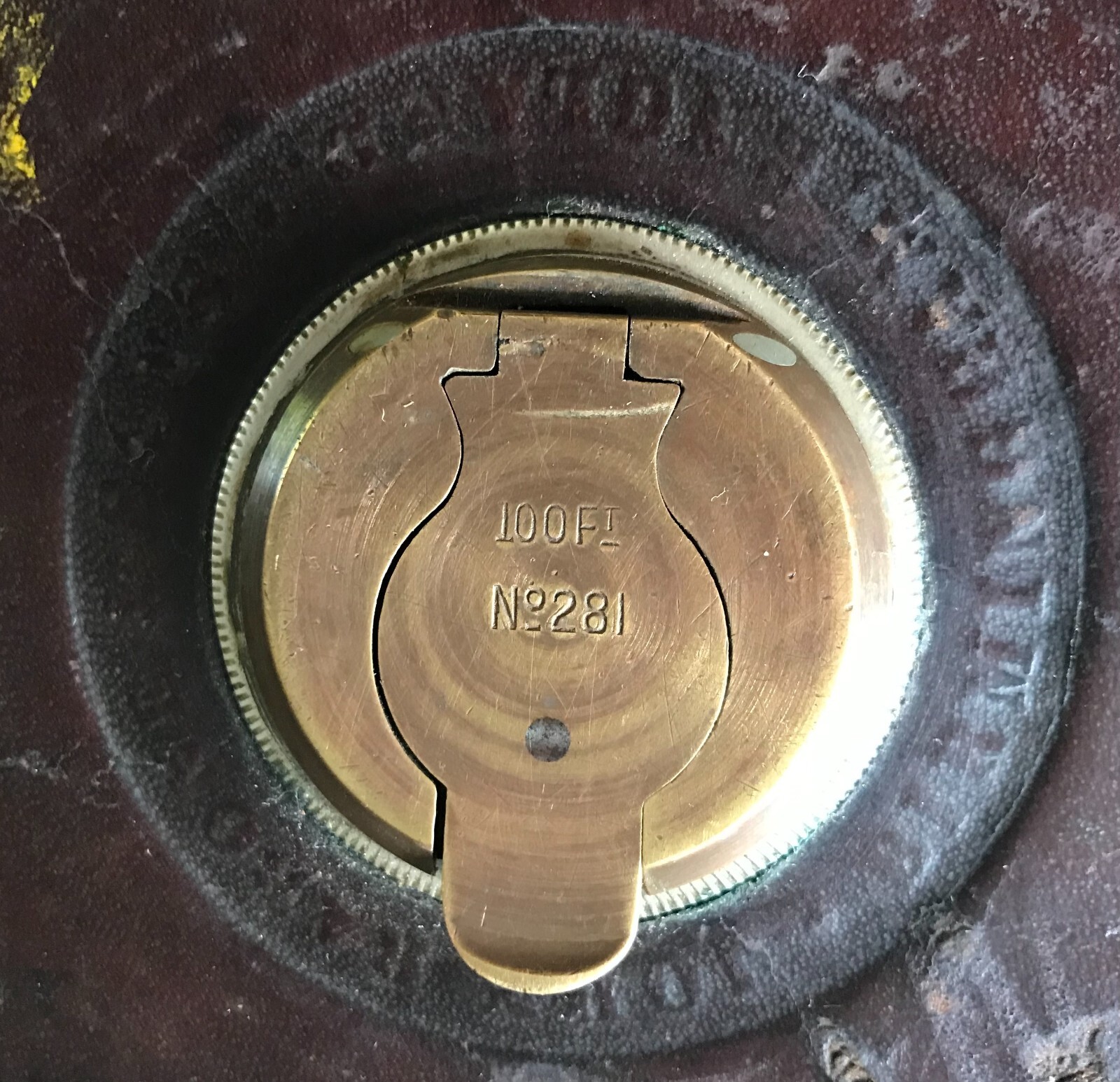 Vintage John Rabone & Sons Birmingham England 100Ft & Link Tape No. 281 ...