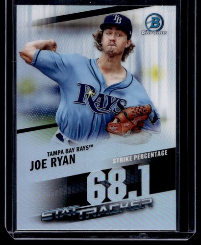2020 Bowman Chrome #ST-20 Joe Ryan Rays Stat Tracker | eBay