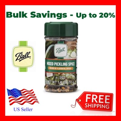 Ball Mixed Pickling Spice, Blend Of Flavorful Spices 1.8 oz Bottle Exp ...