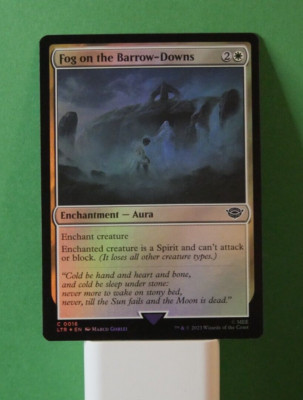 MTG LOTR: Fog on the Barrow-Downs (Enchantment Aura) Common Foil 0016 ...