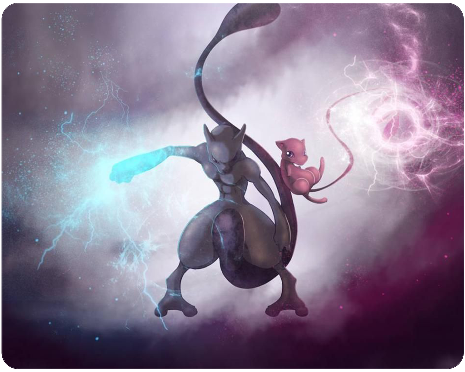 Mouse Pad - Pokemon Mewtwo - Great Quality, Soft Feel! | eBay