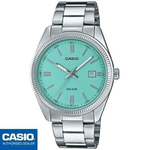 CASIO MTP-1302PD-2A2VEF⎪Casio Azul Turquesa⎪HOMBRE⎪Metal | eBay