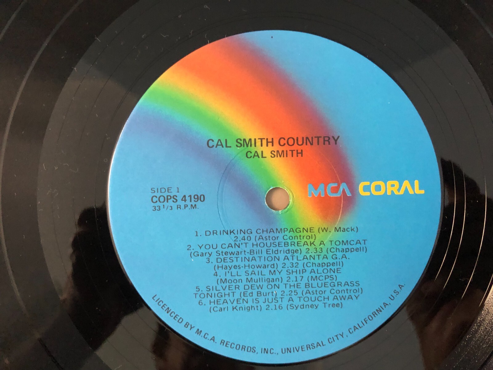 Cal Smith - Cal Smith Country 12" Vinyl LP MCA Aus COPS 4190 | eBay