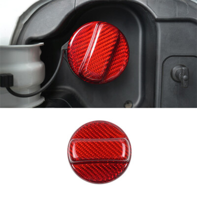 Hard Red Carbon Fiber Car Fuel Tank Cap Sticker Case For Honda Accord ...