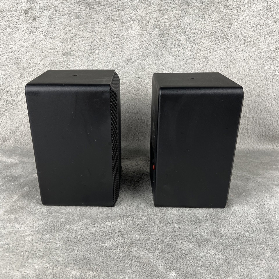 KLH Audio System 970A 3 Way Indoor/Outdoor Pair Set Bookshelf Speakers Black | eBay