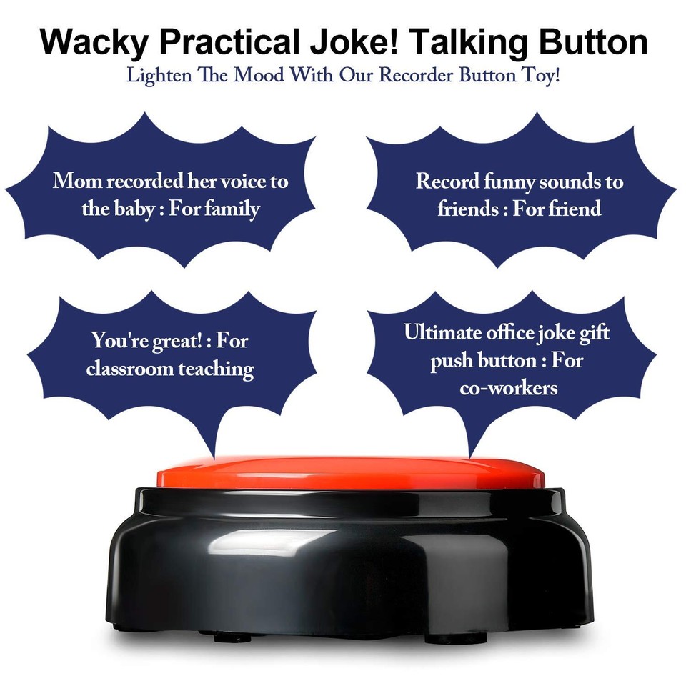 Record Talking Button Easy Button Recording Voice Button Funny ...