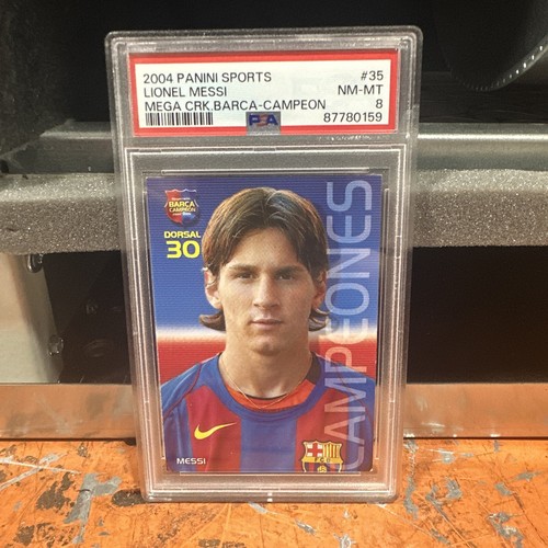 Lionel Messi 2004 Panini Sports Mega Cracks Barca Campeon Rookie Card ...