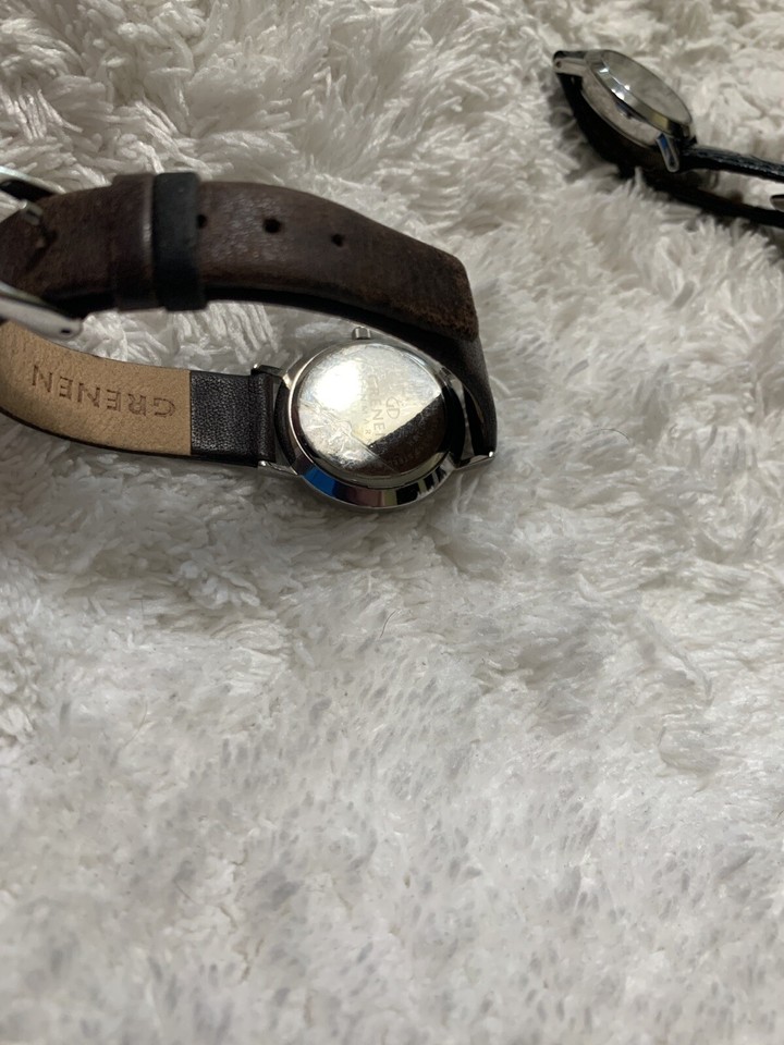 grenen denmark watch, Ladies Watch 28 Mm Case Silver Tone,Date Genuine ...