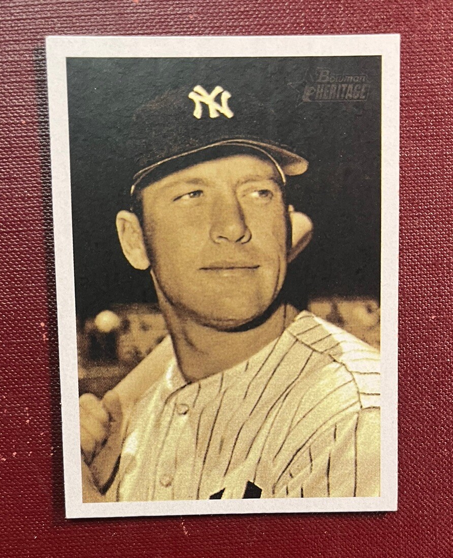 Mickey Mantle 2007 Bowman Heritage Short Prints Card #2 Of 5 | eBay