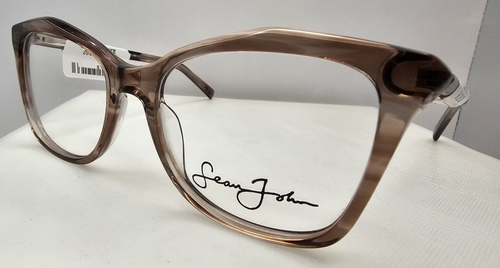 Sean John SJLO 6002 Brown Smoke Eyeglasses Frame 54-18-145 W/ Demo ...