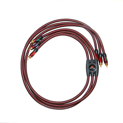 Monster THX Certified Component Gold RCA Cable 4 Feet A/V/ Red /Blue ...