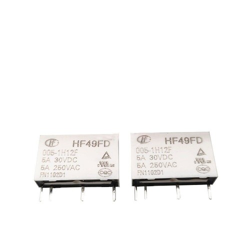 5PCS HF49FD-005-1H12F Power Relay 5VDC 4Pin 5A 250VAC #E5* | eBay