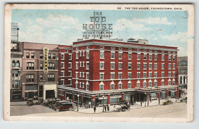 Postcard the Tod House Hotel and Strand Theatre in Youngstown, OH. | eBay