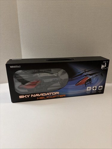 Vivitar Sky Navigator Remote Control Helicopter LED Lights Ages 8 ...