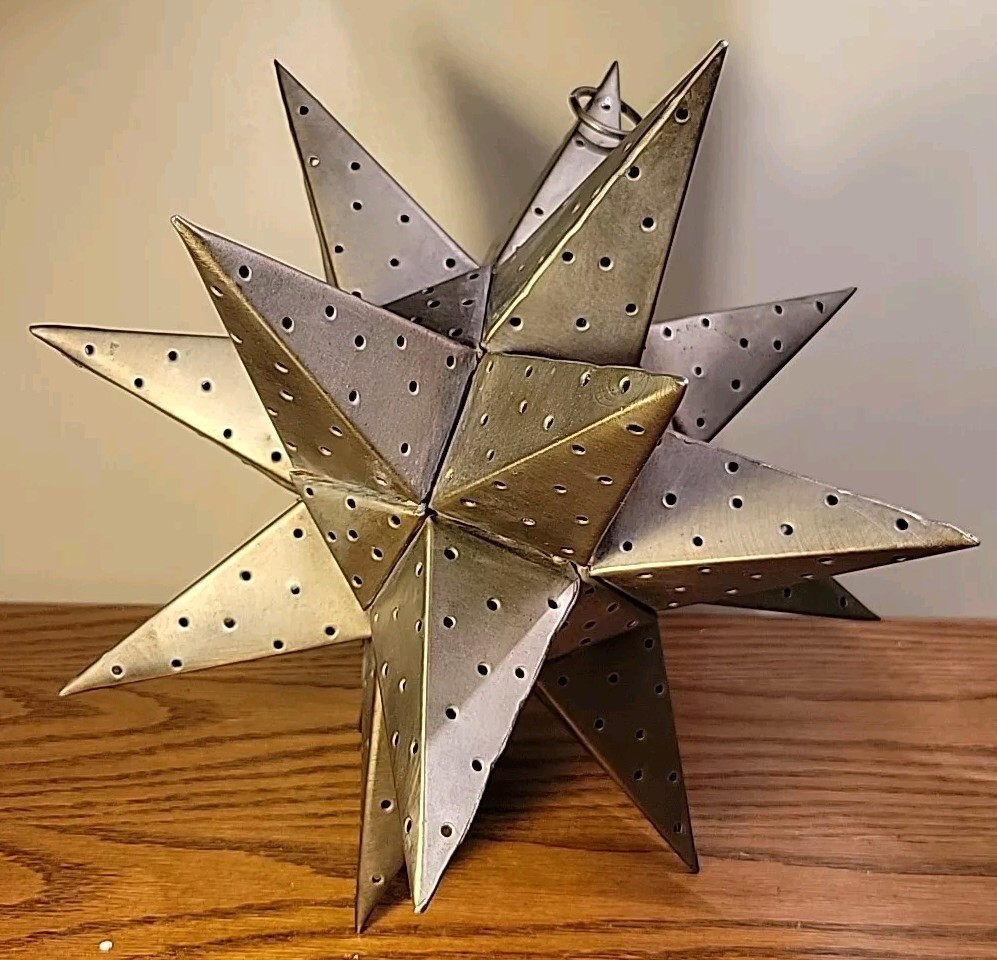 Vintage Metal Star Light Metal Star Light 2025 Fixture