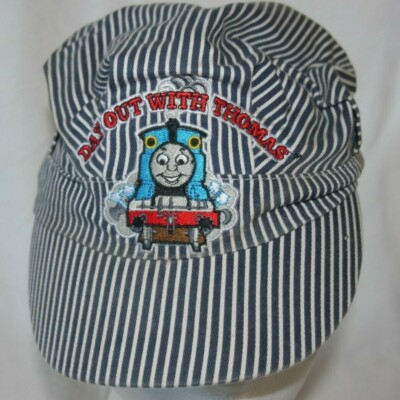 THOMAS THE TRAIN ENGINE Train Conductor Cap Hat "Day Out With Thomas ...