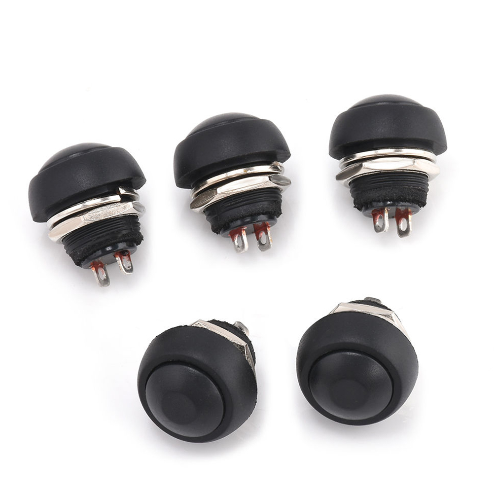 Black Push Button