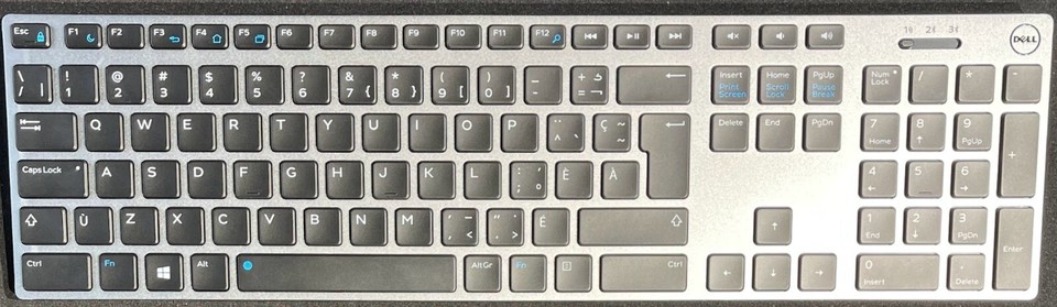 New Dell WK717 Wireless Keyboard w/ USB Receiver / Int'l - French ...