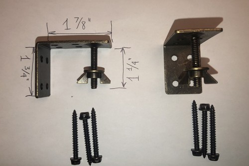 Roman Shade Brackets, Color: Antique Brass. Set of 2. | eBay