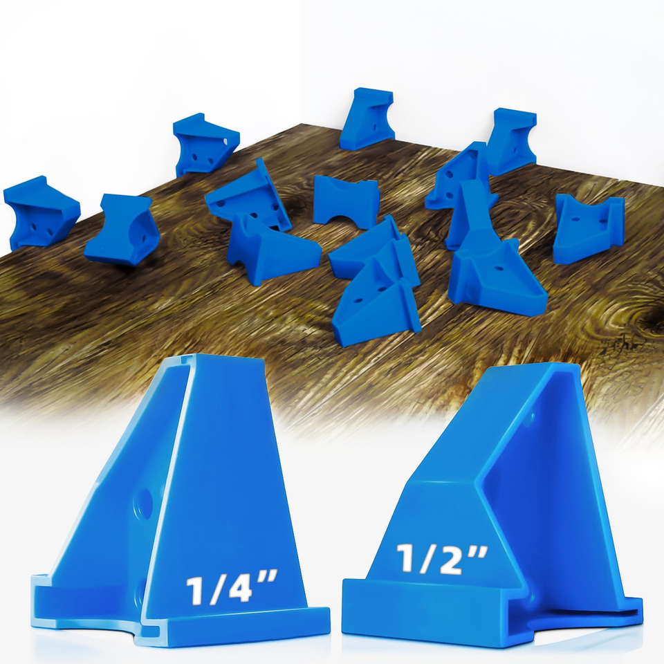 Flooring Spacers 20Pack, 1/4'' Gap & 1/2'' Gap, Laminate Wood Flooring ...