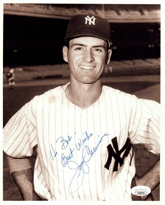 Joe Collins NY Yankees Signed 8x10 Baseball Photo with JSA COA | eBay