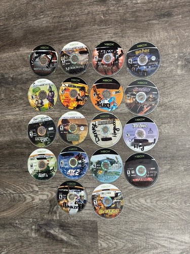 UNTESTED Original OG Xbox Game Lot Bundle - Loose Games, SCRATCHED , AS ...
