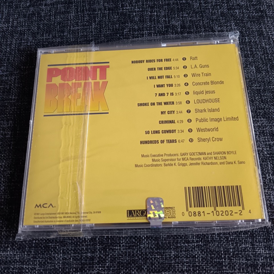 Point Break-Motion Picture Soundtrack-CD-Vintage Sealed | eBay